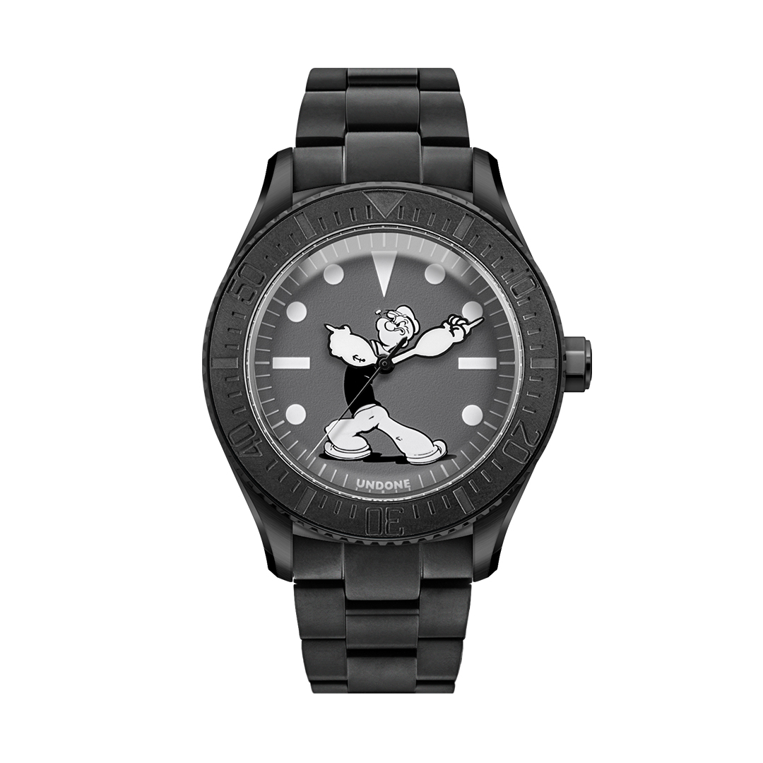 Popeye-Popeye Monochrome Edition｜アンダーン｜エルサカエ ウォッチ｜富山・金沢｜世界の一流時計ブランドの正規販売店